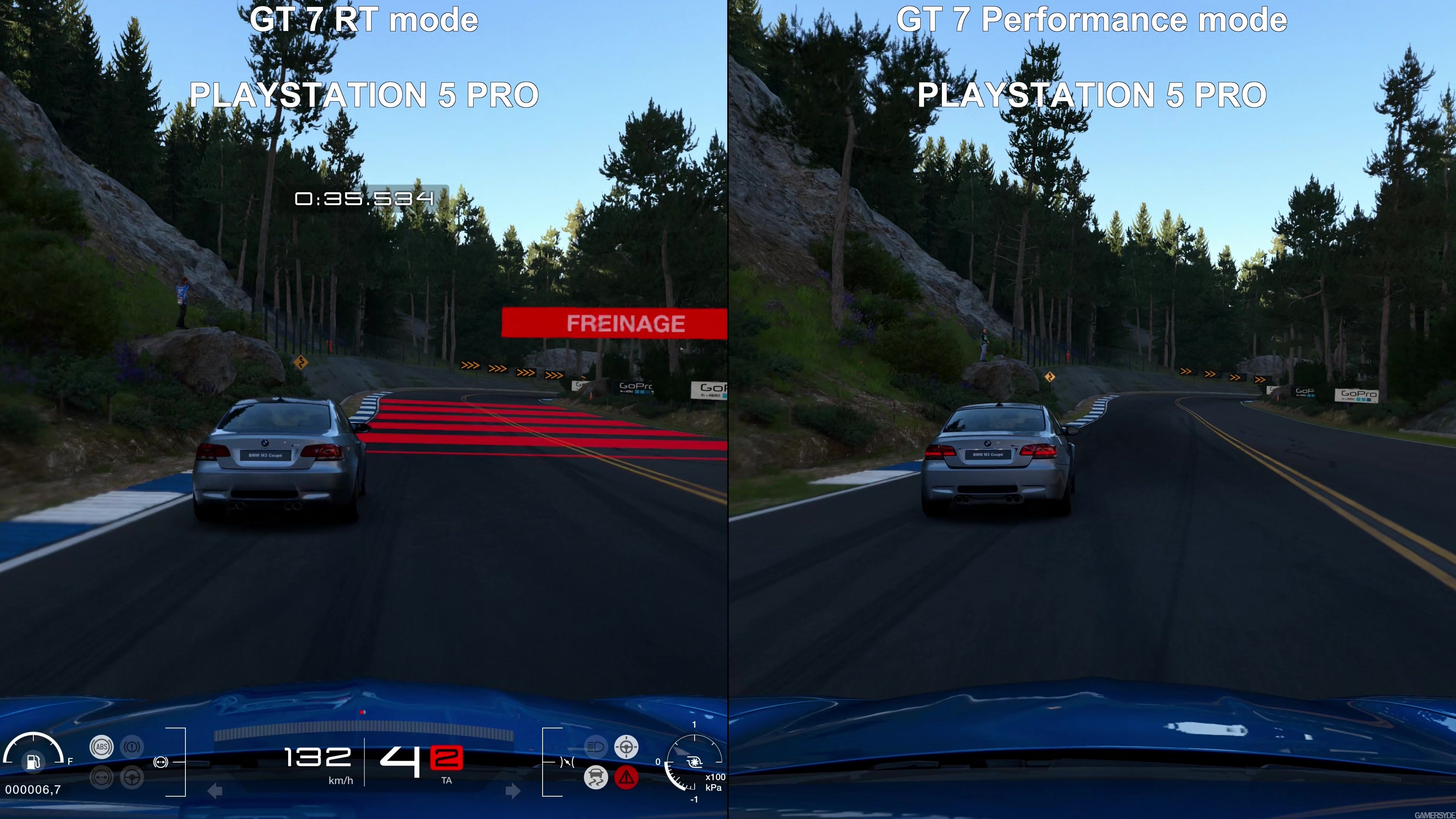 Gran Turismo 7 - Graphics modes comparison (PS5 Pro) - High quality ...