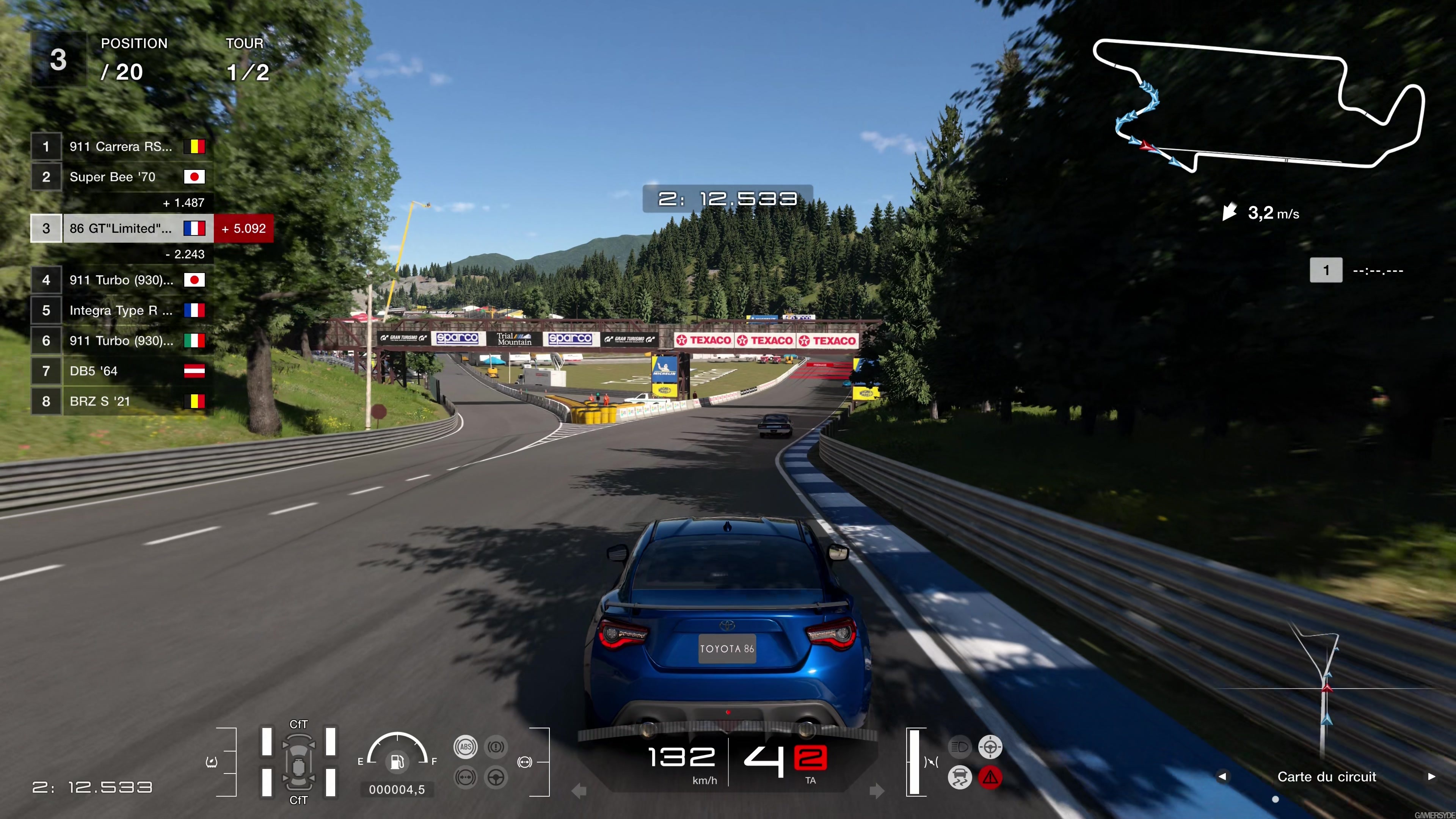Gran Turismo 7 - Trial Mountain in both graphics modes (PS( Pro) - High ...